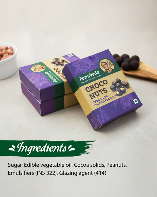 Buy healthy and tasty chocolate coated peanuts or Choconuts – farmveda